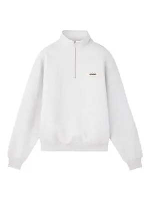 Jacquemus Half-zip Sweatshirt - Grey
