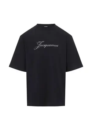 Jacquemus Logo-print T-shirt - Black