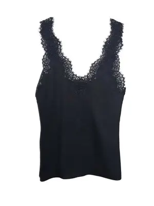 Stella McCartney Lace-trimmed Top - Black