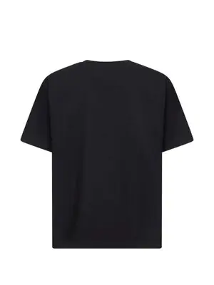 Stone Island T-shirt With Logo Patch - Black