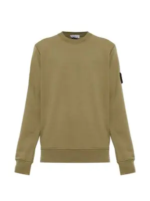 Stone Island Logo-patch Sweater - Green