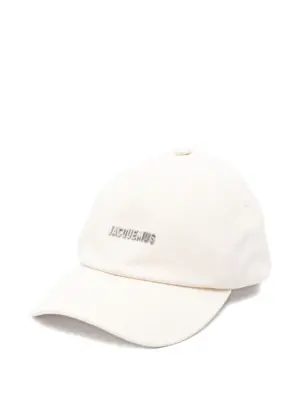 Jacquemus Logo Baseball Cap - White
