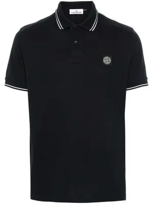 Stone Island Compass Patch Polo Shirt