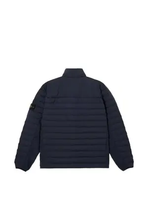 Stone Island Quilted Jacket With Logo Patch