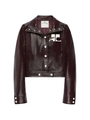 COURREGES Re-edition Vinyl Jacket - Red