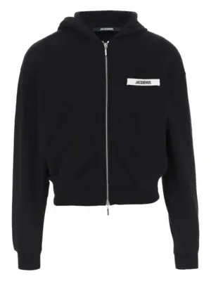 Jacquemus The Gros Grain Hoodie Black