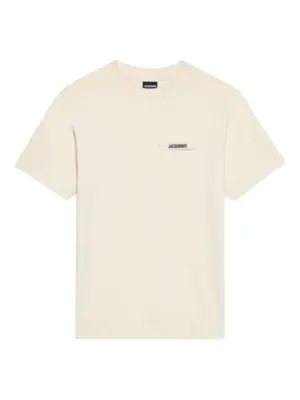 Stone Island T-shirt With Logo Appliqu - Brown