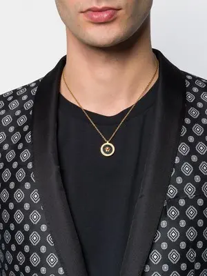 Versace Brooks Brothers Merino Wool Crewneck Sweater