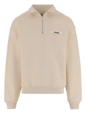 Jacquemus Gros Grain Logo Sweatshirt - Brown
