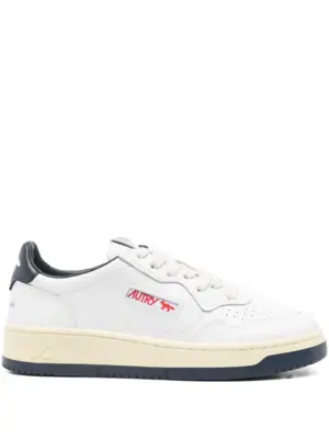 AUTRY X MAISON KITSUNE Leather Sneakers - White
