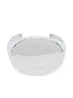 MAISON MARGIELA Bracelet With Engraved Logo - Metallic