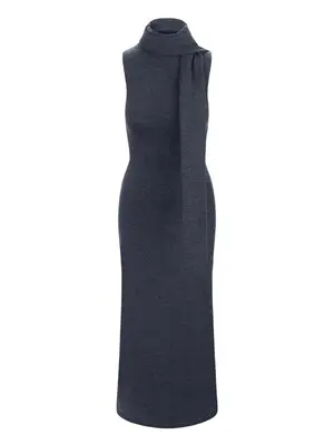 Staud Canal Midi Dress - Grey