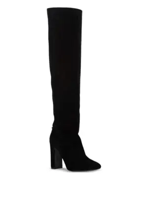 Dolce & Gabbana Chain-link Block Heel Boots