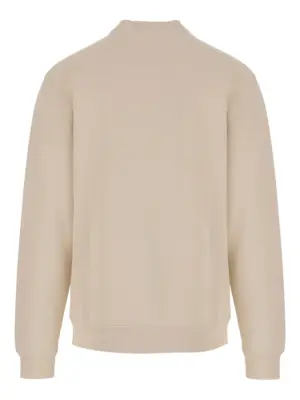 Jacquemus Gros Grain Crewneck Sweatshirt With Logo Plaque - Brown