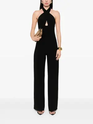 Norma Kamali Jumpsuit With Open Back And Cross-strap Detail
