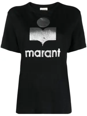 MARANT ETOILE Zewel T-shirt With Print - Black