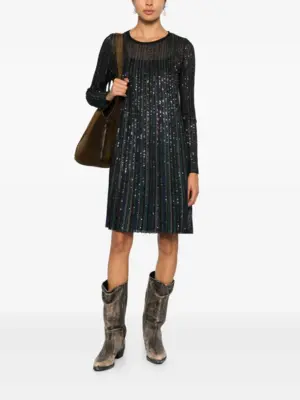 Missoni Long Sleeve Striped Dress