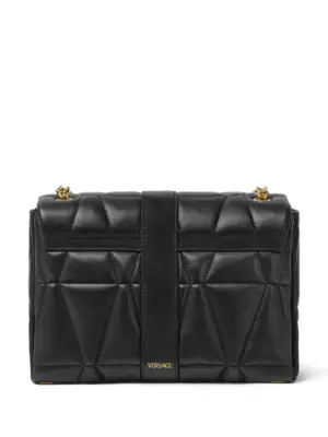 Versace Kleio Quilted Shoulder Bag