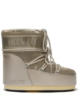 Moon Boot Icon Low Glance Snow Boots - Metallic