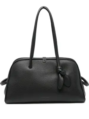 Jacquemus Tourist Leather Tote Bag - Black