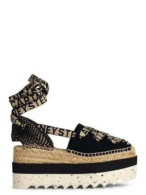 Stella McCartney Gaia Platform Espadrilles Black