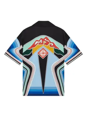 Casablanca Graphic Mountain Print Shirt - Multi