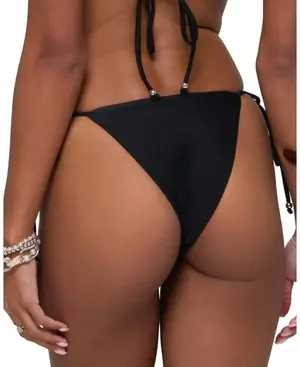 EDIKTED Saphie Bead String Bikini Bottom