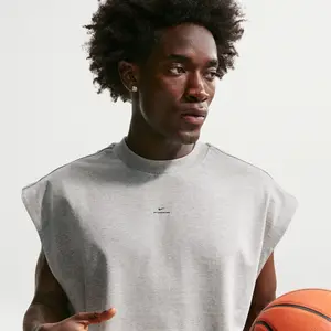Nike Standard Issue Dri-fit Basketball Sleeveless Top - Grey