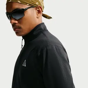Nike Wolf Grid" Therma-fit 1/2-zip Hiking Top