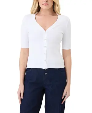 Goldie LeWinter Nathalie Cardigan White