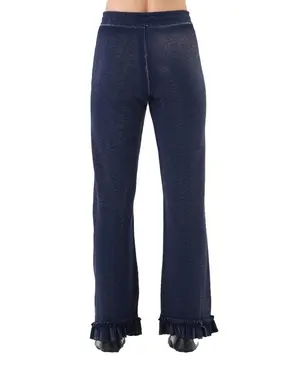 Goldie LeWinter Denim Wash Ruffle Pant
