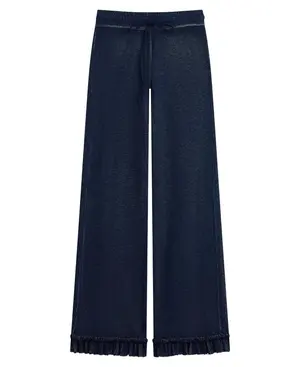 Goldie LeWinter Denim Wash Ruffle Pant