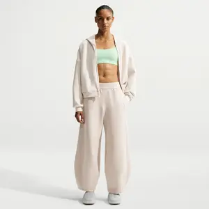 Nike 24.7 Impossiblysoft High-waisted Wide-leg Pants - Brown