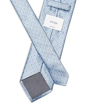 Eton Geometrical Silk Neck Tie