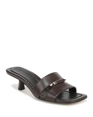 Vince Vince Piper Kitten Heel Slides Ganache