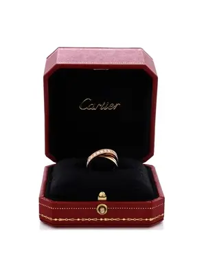 CARTIER Etincelle De Crossover Ring 18k Rose Gold Diamonds