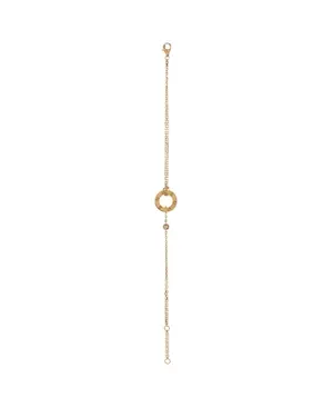 CARTIER 2 Diamonds Love Bracelet 18k With Diamonds