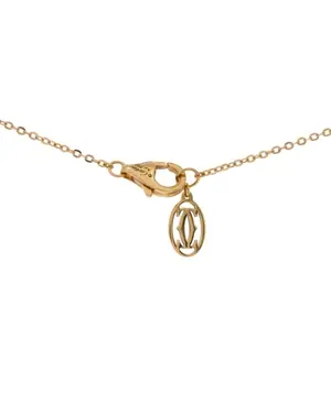 CARTIER Trinity Pendant Necklace 18k Tricolor With Diamond, 17