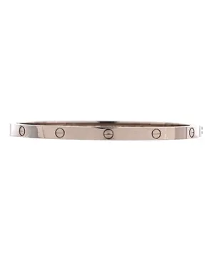 CARTIER Small Love Bracelet 18k Gold - White