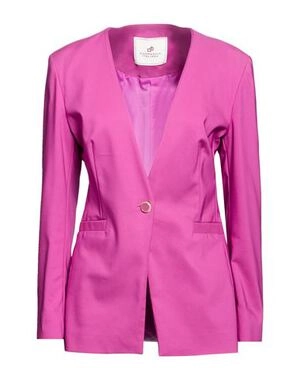 COMPAGNIA ITALIANA Blazer Size Cotton, Polyester, Rubber - Purple