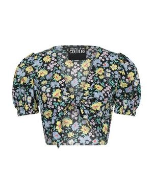 Versace Floral Print Cotton Top