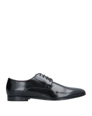 Dolce & Gabbana Lace-up Shoes Size Calfskin - Black