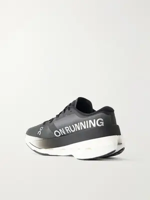 On Cloudboom Max Rubber-trimmed Mesh Sneakers - Black