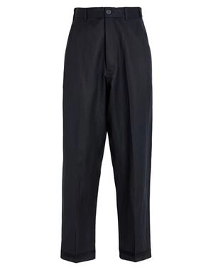 MAISON MARGIELA Pants Size Virgin Wool, Linen - Midnight Blue