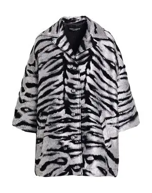 Dolce & Gabbana Single-breasted Zebra-print Coat