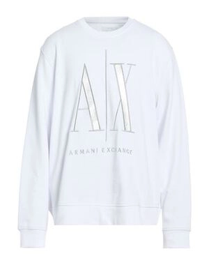 Armani Exchange Icon Period Sweatshirt Size Cotton - White