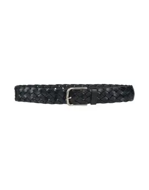LIU •JO MAN Midnight Leather Belt