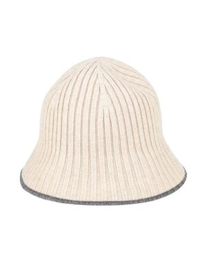 Brunello Cucinelli Hat Size Polyamide, Virgin Wool, Cashmere, Silk, Brass - Beige