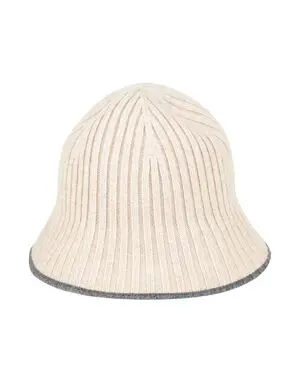 Brunello Cucinelli Ribbed-knit Bucket Hat In Polyamide, Virgin Wool, Cashmere, Silk, And Brass