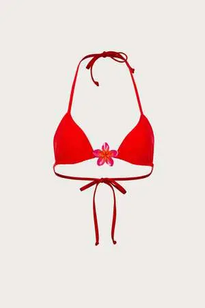 SAME LOS ANGELES Island Triangle Top - Red